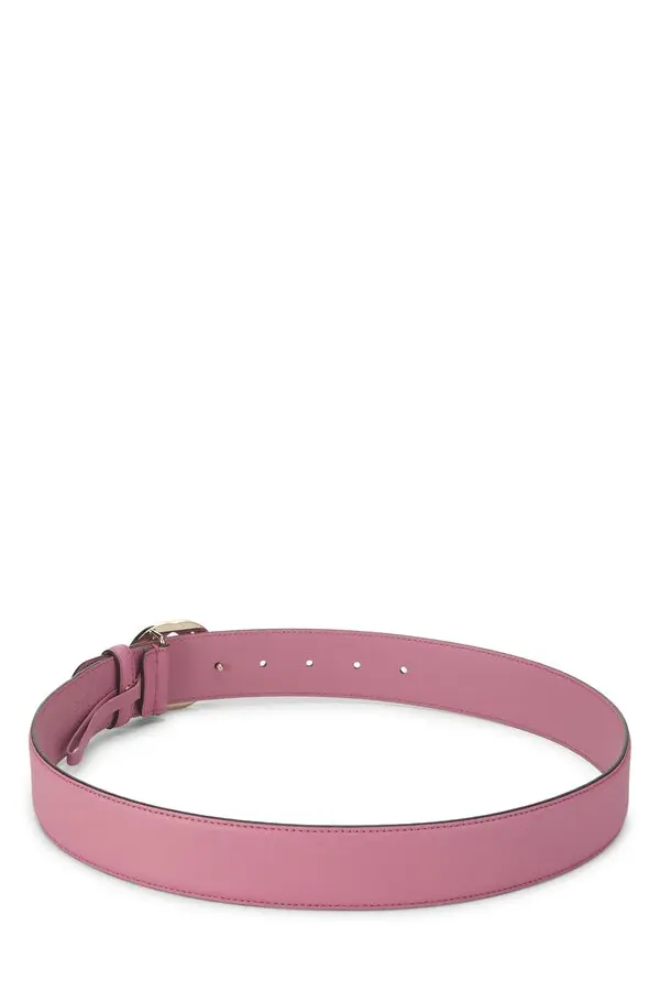 Gucci Interlocking Gg Belt - Pink