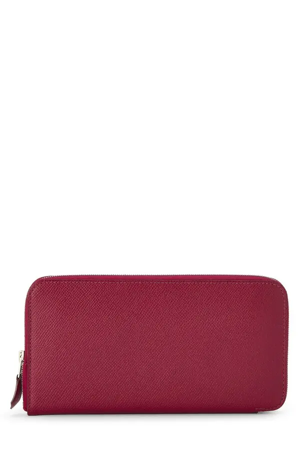 Hermès Rouge Grenat Epsom Azap Wallet - Rouge Piment