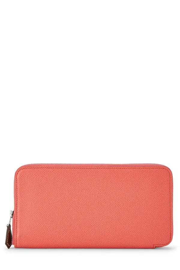 Hermès Epsom 'in Classic Continental Wallet - Rose Jaipur