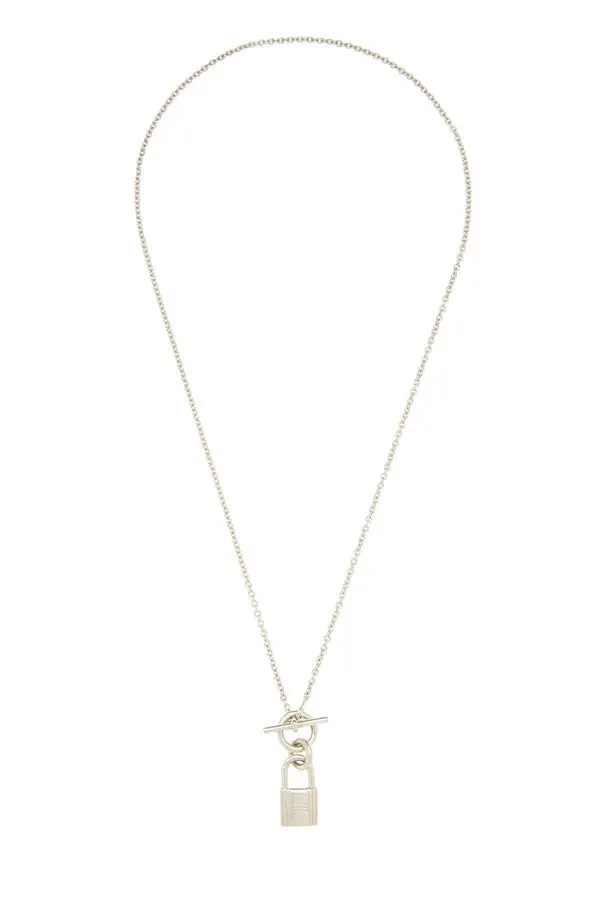 Hermès Cadena Chain Necklace - Silver