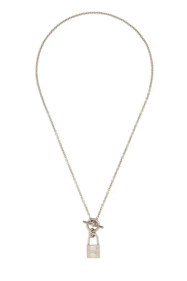 Hermès Cadena Chain Necklace - Silver
