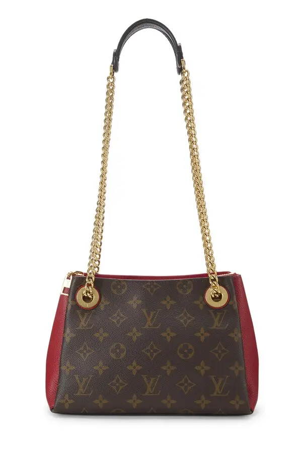 LOUIS VUITTON Surene Monogram Canvas Shoulder Bag - Red