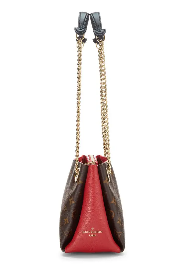 LOUIS VUITTON Surene Monogram Canvas Shoulder Bag - Red