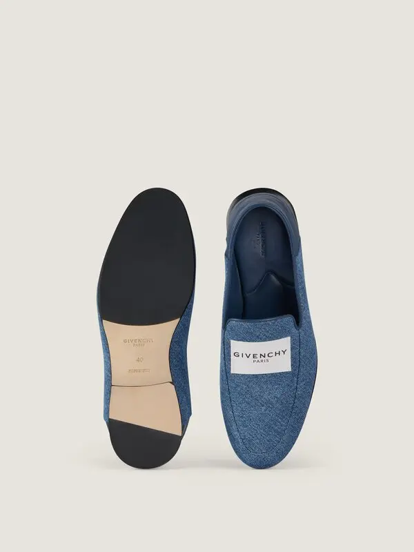 Givenchy Label Denim Loafers