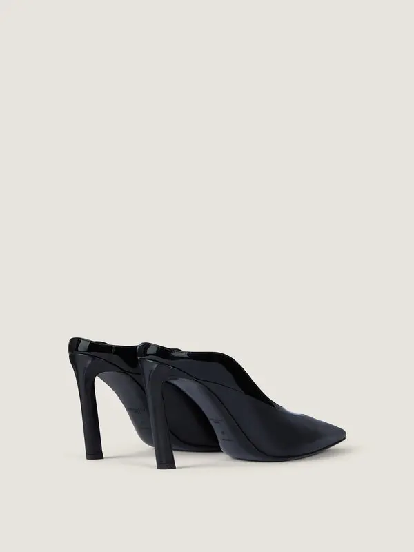Givenchy Spiky Heeled Leather Mules - Black