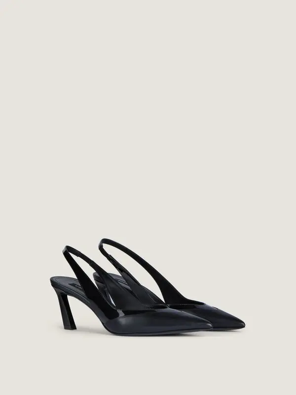 Givenchy Spiky Slingbacks In Leather