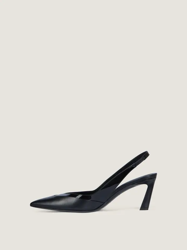 Givenchy Spiky Slingbacks In Leather
