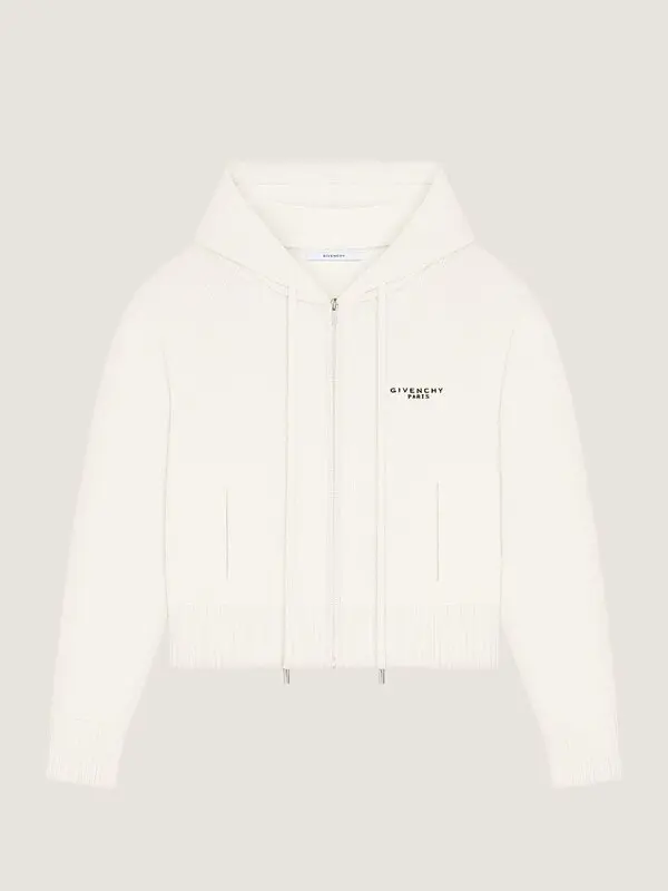Givenchy Zipped Wool And Cashmere Hoodie