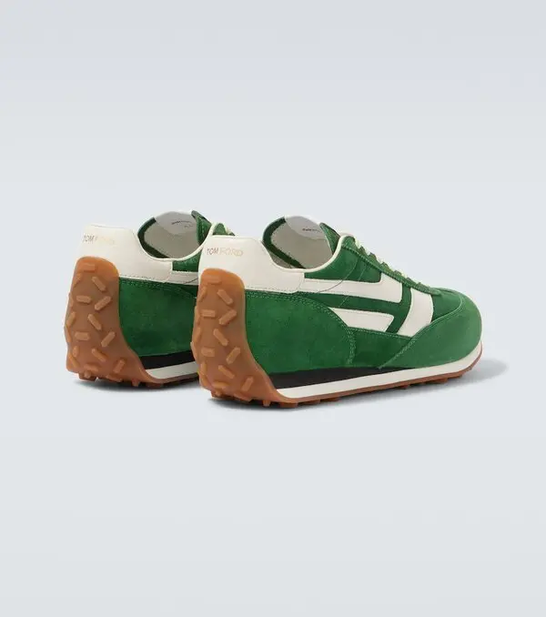 TOM FORD Mick Suede Sneakers - Green