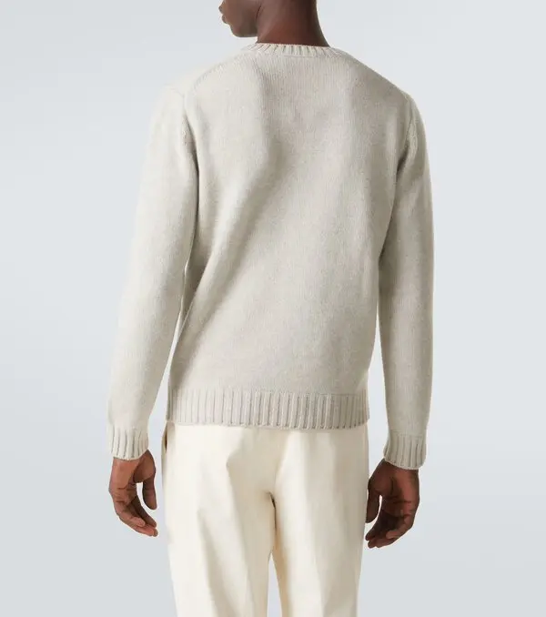SAMAN AMEL Kay Cashmere V-neck Sweater