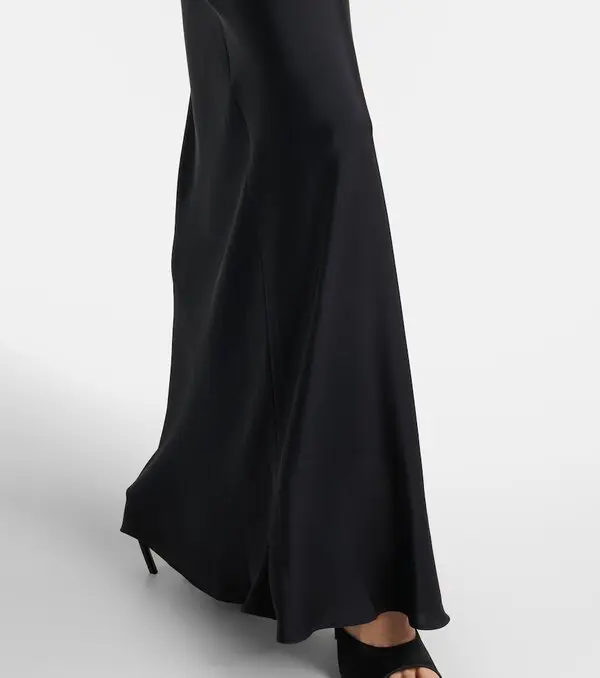 Rabanne Chain-detail Gown - Black