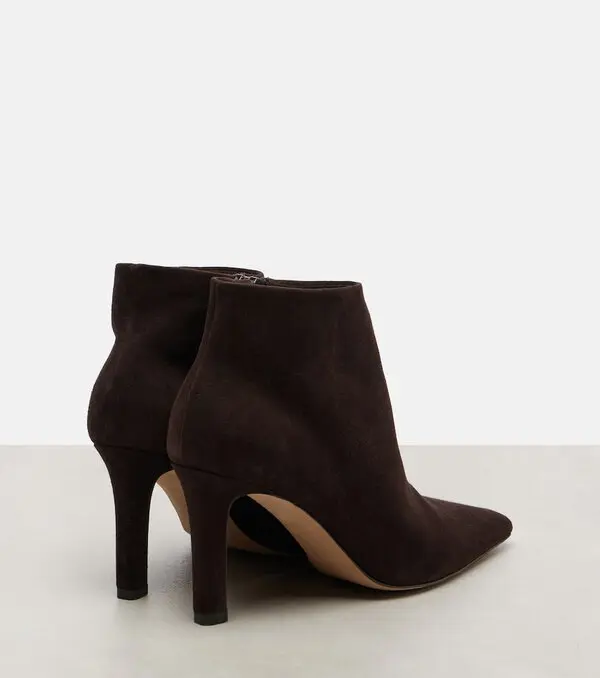 THE ROW Carla Ankle Boots - Brown
