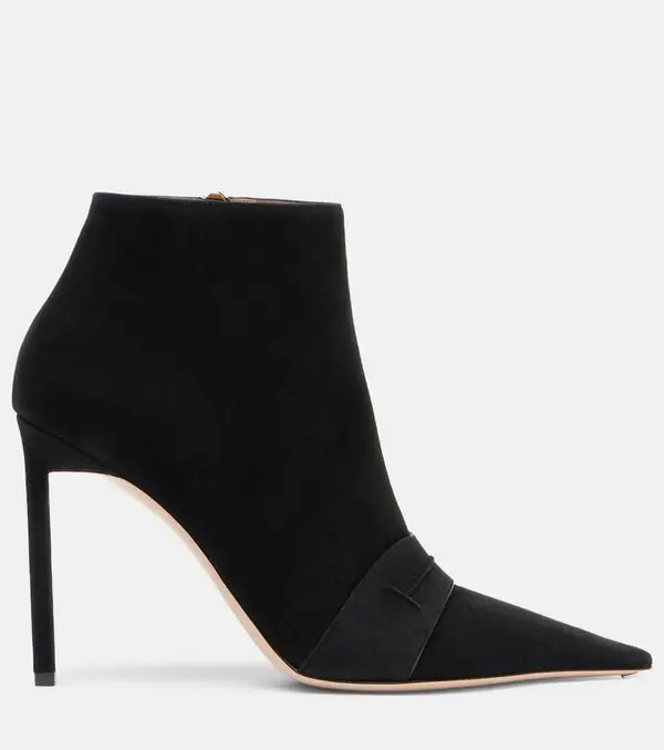TOM FORD 105 Suede Ankle Boots