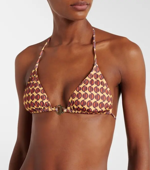 BANANHOT Berry Printed Bikini Top