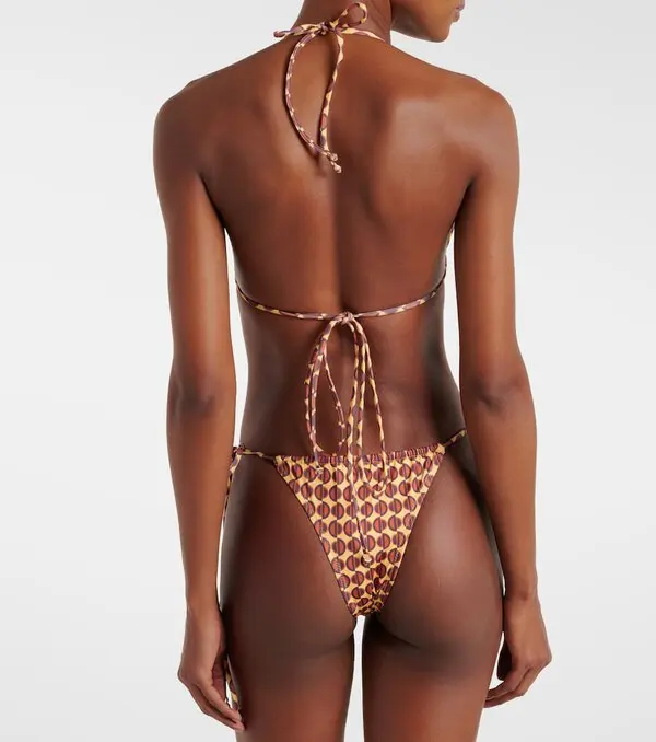 BANANHOT Berry Printed Bikini Top