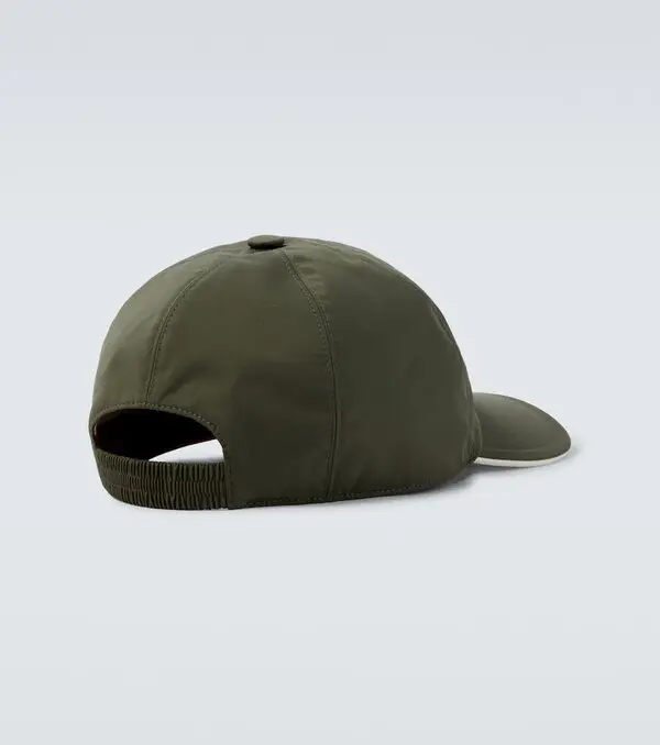 Loro Piana Embroidered Baseball Cap - Green