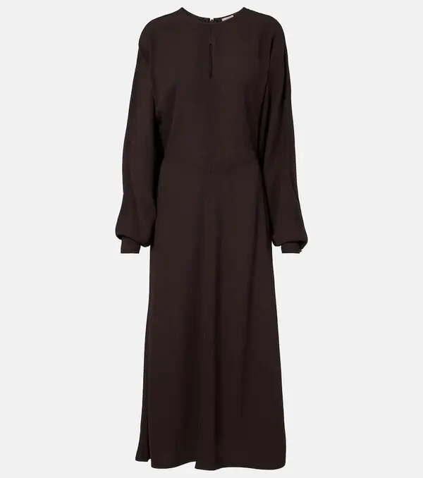 JOSEPH Hills Cutout Crêpe Midi Dress