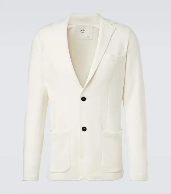 Arch4 Mr Poole Wool And Cashmere Blazer - White