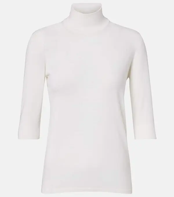 Max Mara Boa Virgin Wool Turtleneck Top