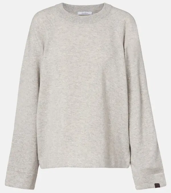 Max Mara Aere Cashmere And Wool Sweater - Grey