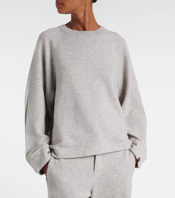 Max Mara Aere Cashmere And Wool Sweater - Grey
