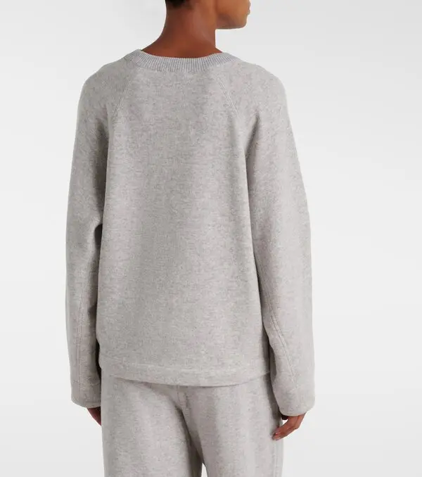 Max Mara Aere Cashmere And Wool Sweater - Grey