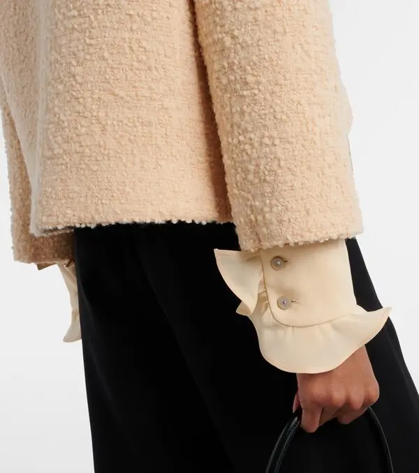 Valentino Garavani Embellished Wool-blend Tweed Jacket
