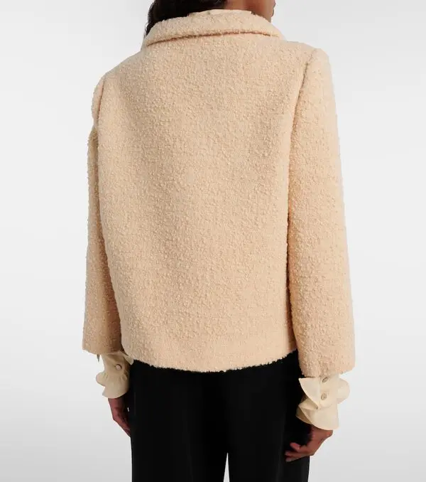 Valentino Garavani Embellished Wool-blend Tweed Jacket