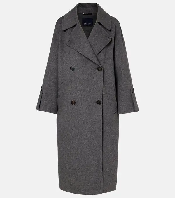 Max Mara Alice Virgin Wool Coat - Grey