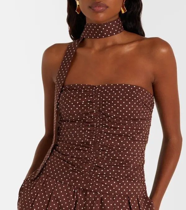 Posse Edie Polka-dot Top