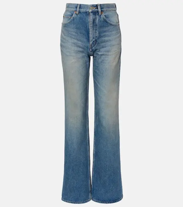 Saint Laurent 70's High-rise Wide-leg Jeans