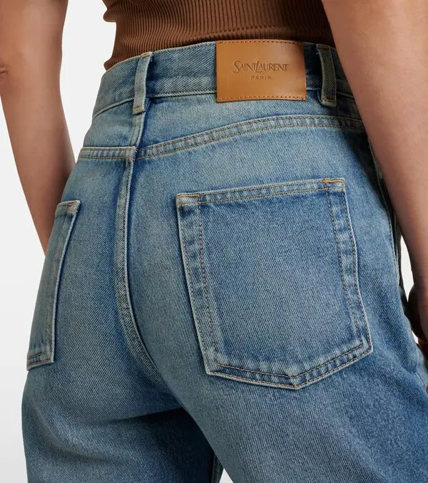 Saint Laurent 70's High-rise Wide-leg Jeans