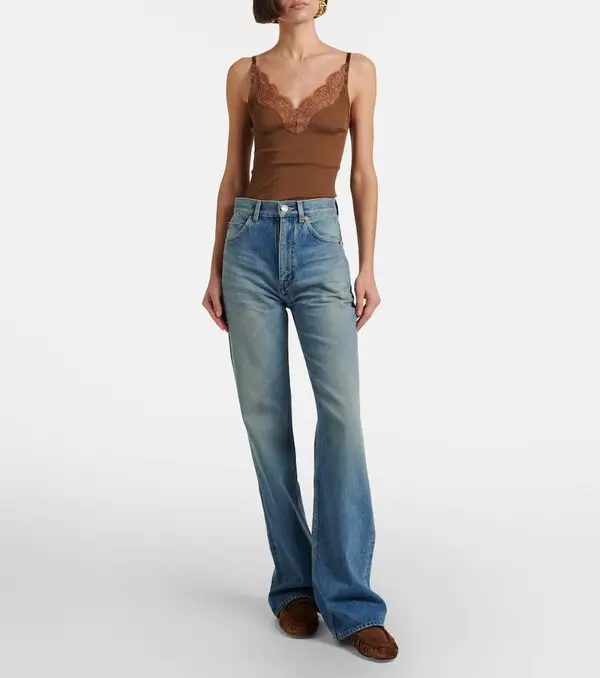 Saint Laurent 70's High-rise Wide-leg Jeans