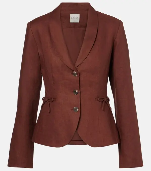Posse Sabine Linen Blazer
