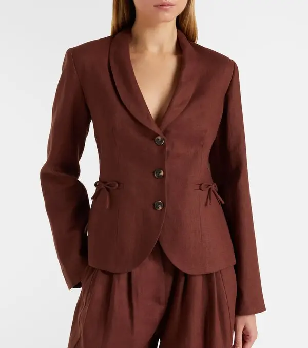 Posse Sabine Linen Blazer
