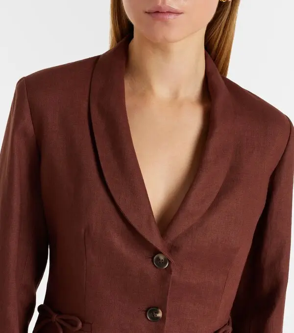 Posse Sabine Linen Blazer