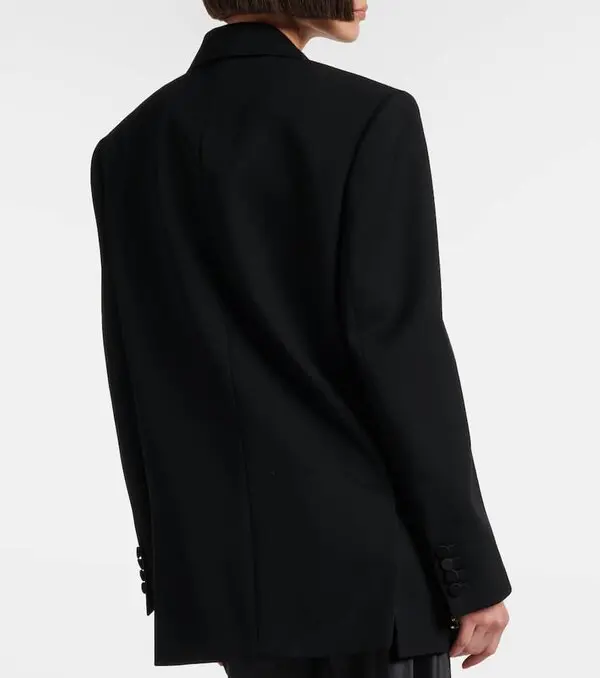 Saint Laurent Double-breasted Wool Blazer