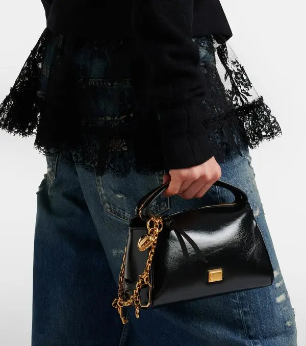Dolce & Gabbana Vittoria Small Top-handle Bag - Black
