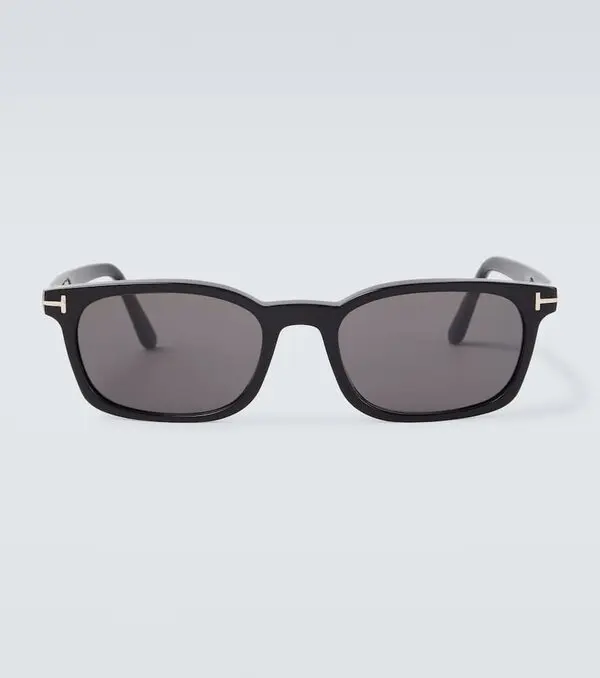 TOM FORD Miles Rectangular Sunglasses - Black