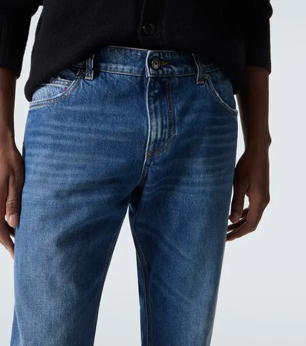 Dolce & Gabbana Faded Straight Jeans