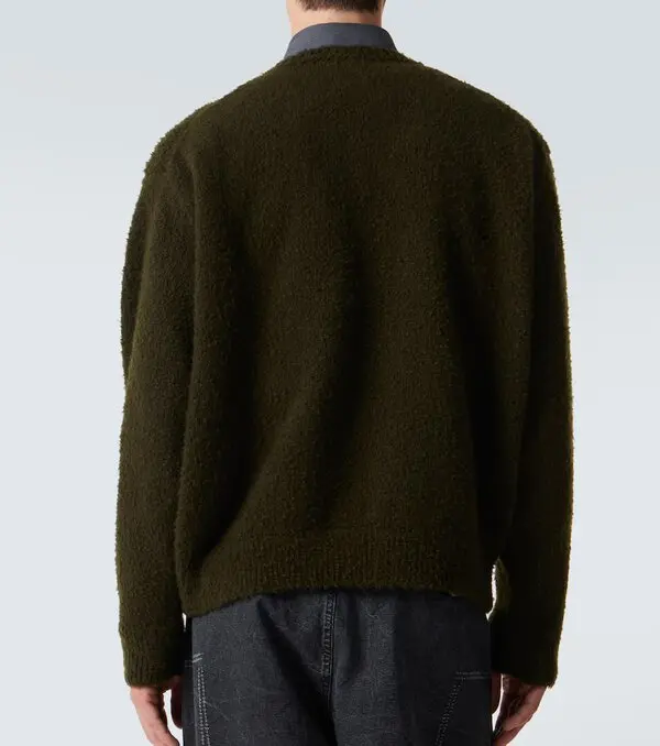 A.PRESSE Cashmere-blend Crewneck Sweater
