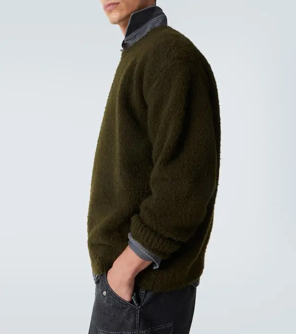 A.PRESSE Cashmere-blend Crewneck Sweater