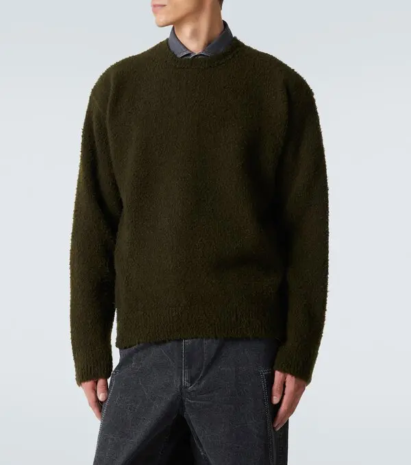 A.PRESSE Cashmere-blend Crewneck Sweater