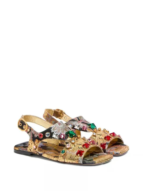 Valentino Garavani Apres L'hiver Fabric Sandals