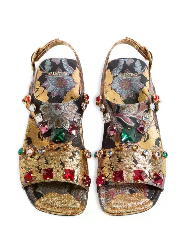 Valentino Garavani Apres L'hiver Fabric Sandals