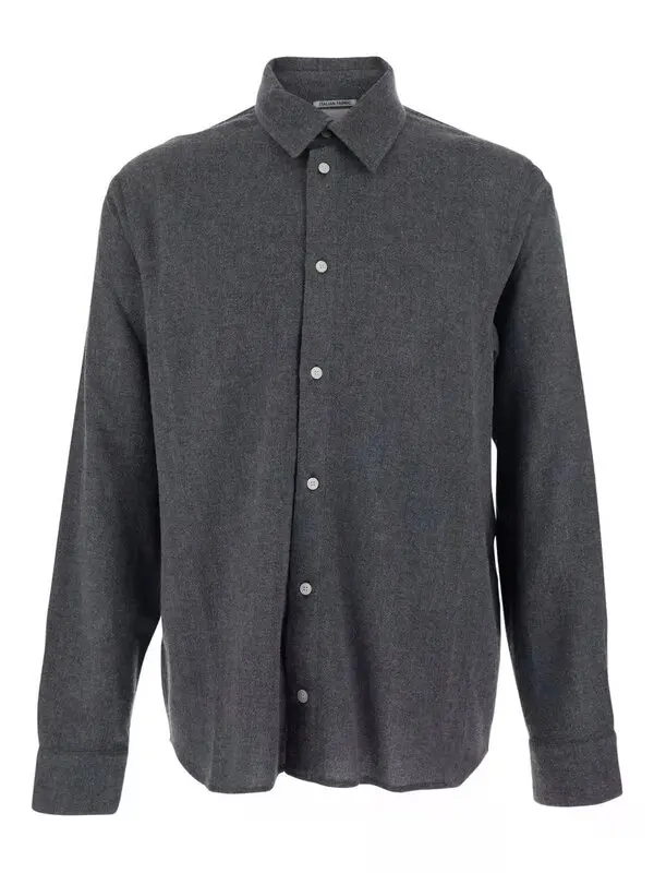 WON HUNDRED Adriel Classic Collar Shirt - Grey