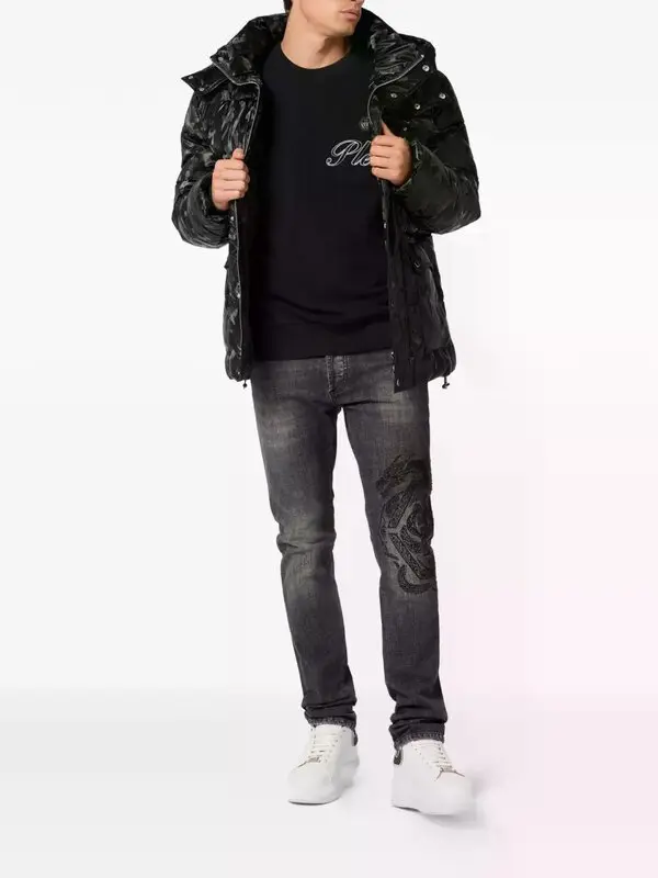 Philipp Plein Camouflage Puffer Jacket