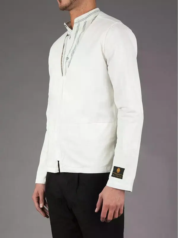 EMILIANO RINALDI Cotton V-neck Jacket