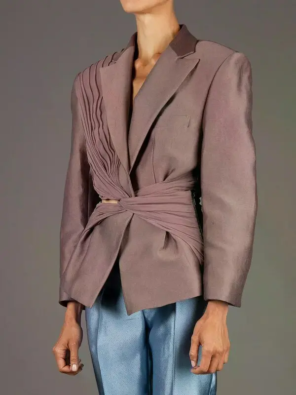 HAIDER ACKERMANN Twist Detailed Jacket