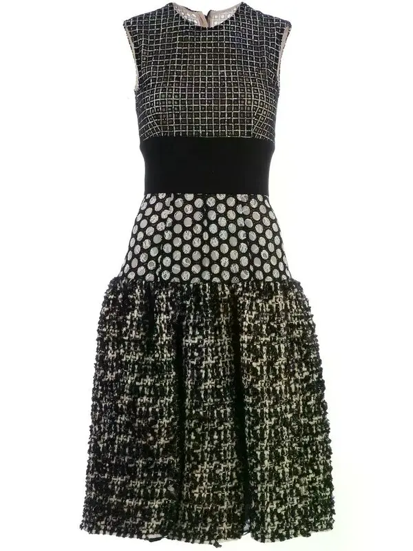 Giambattista Valli Paneled Midi Dress